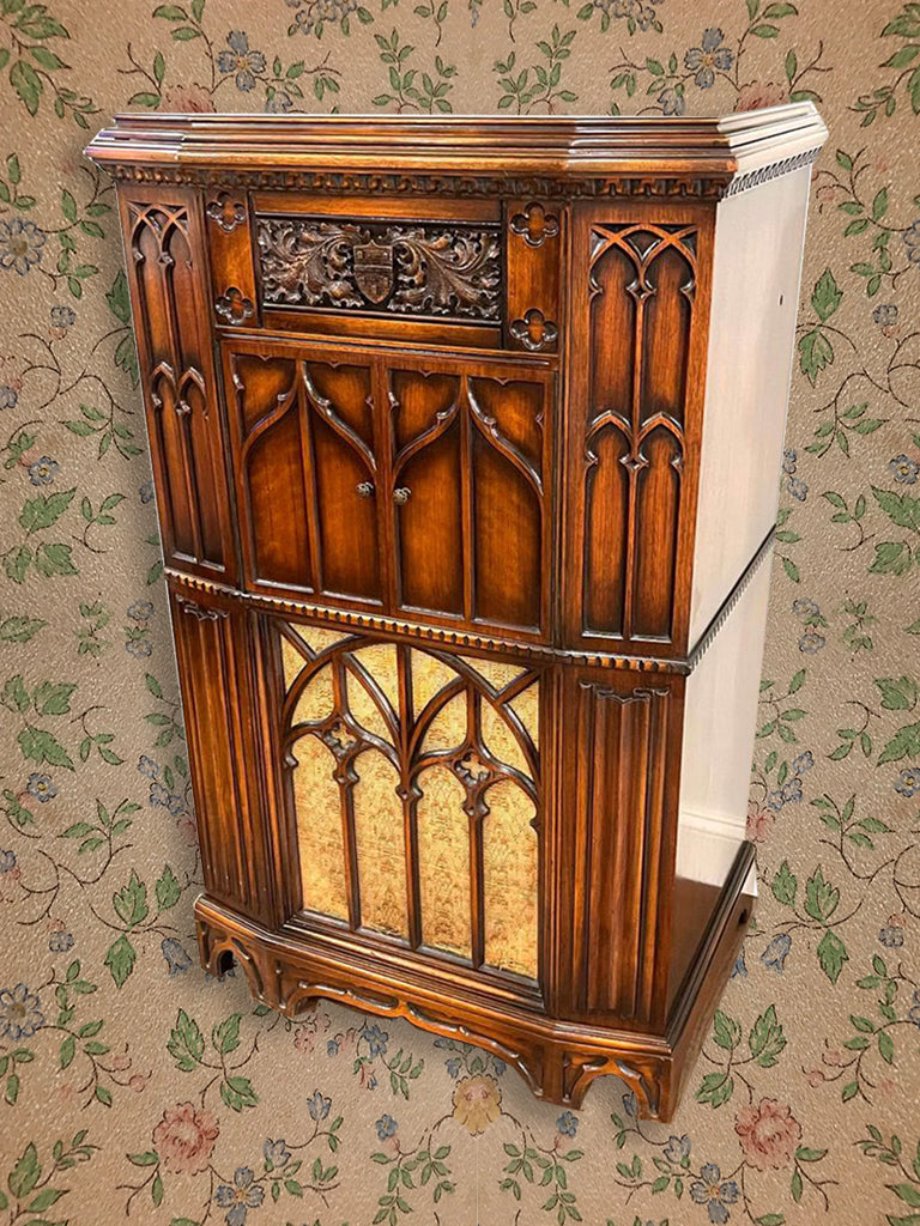 EH Scott Philharmonic Gothic Grand Console – Catalin Store Sells ...