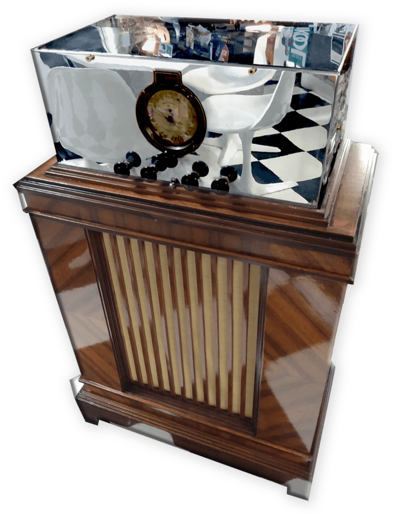 McMurdo-Silver Masterpiece III Console Radio (1935) – Catalin Store ...